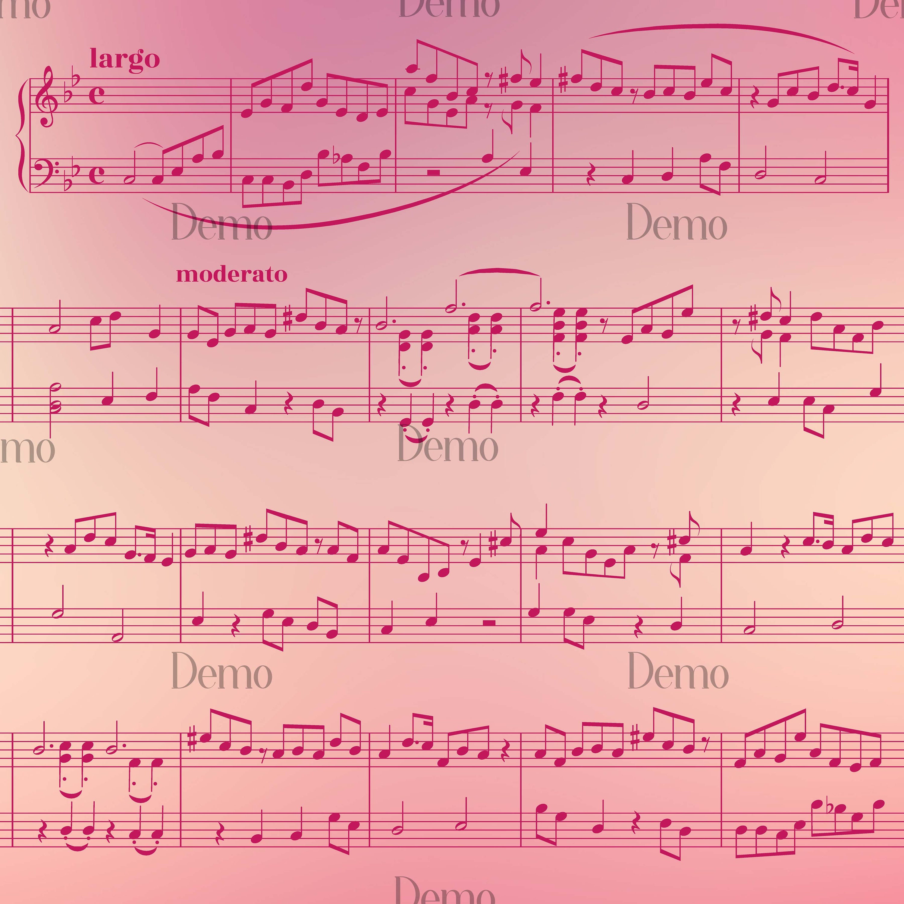 256 Seamless Music Sheet Overlay Transparent PNG Digital | Etsy