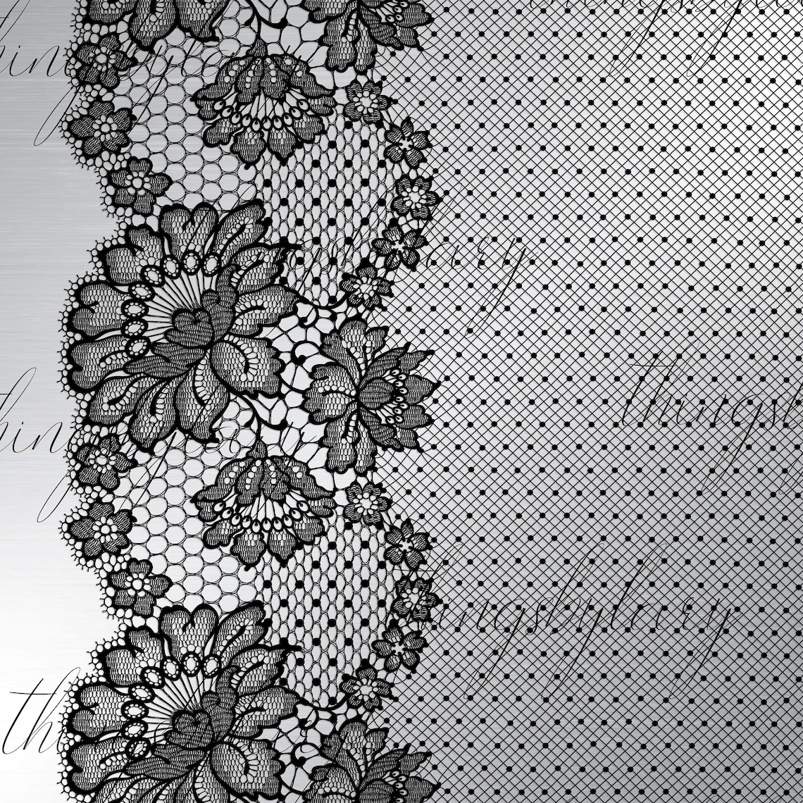27 Black Lace Overlays Borders Frames Images PNG Transparent - Etsy