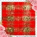 16 Luxury Gold and Red Glitter Plaid Tartan Digital Paper Pack 12inch ...