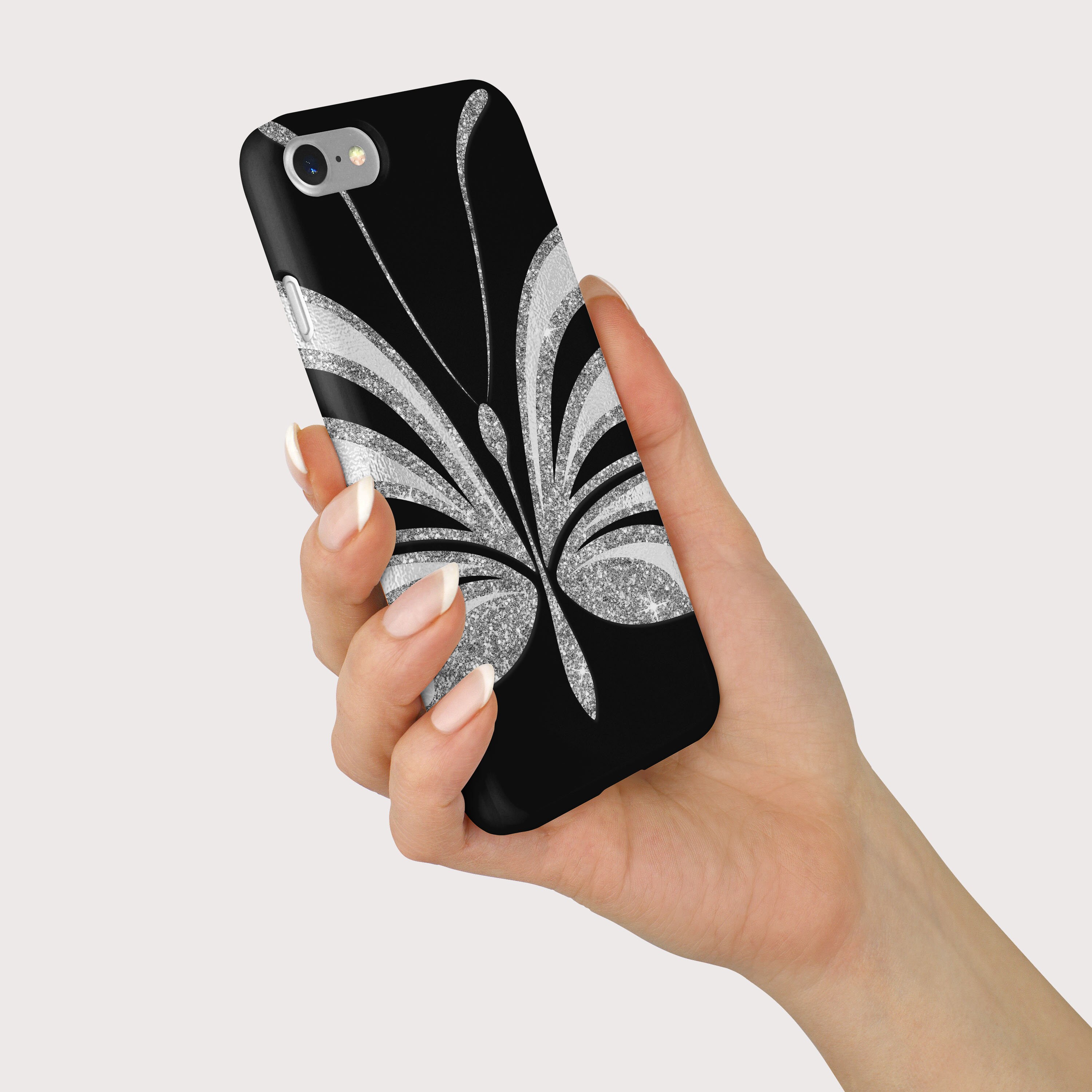 30 Metallic Silver Foil and Glitter Butterfly Digital Images - Etsy