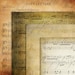 16 Antique Music Sheet Papers 12 Inch Instant Download Commercial Use ...