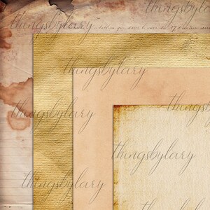 30 Antique Vintage Old Digital Papers 12 Inch 300 Dpi Planner Paper ...