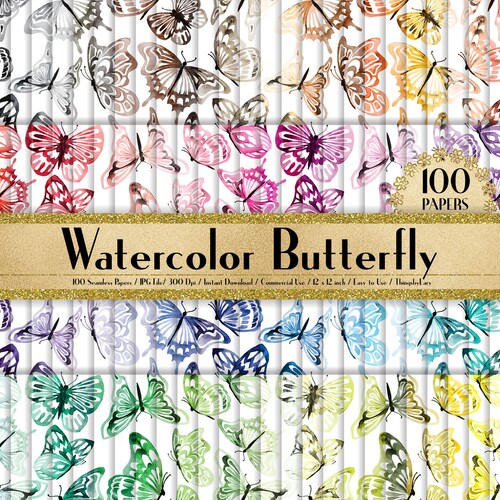 100 Seamless Floral Paisley Papers in 12 X 12 300 - Etsy UK