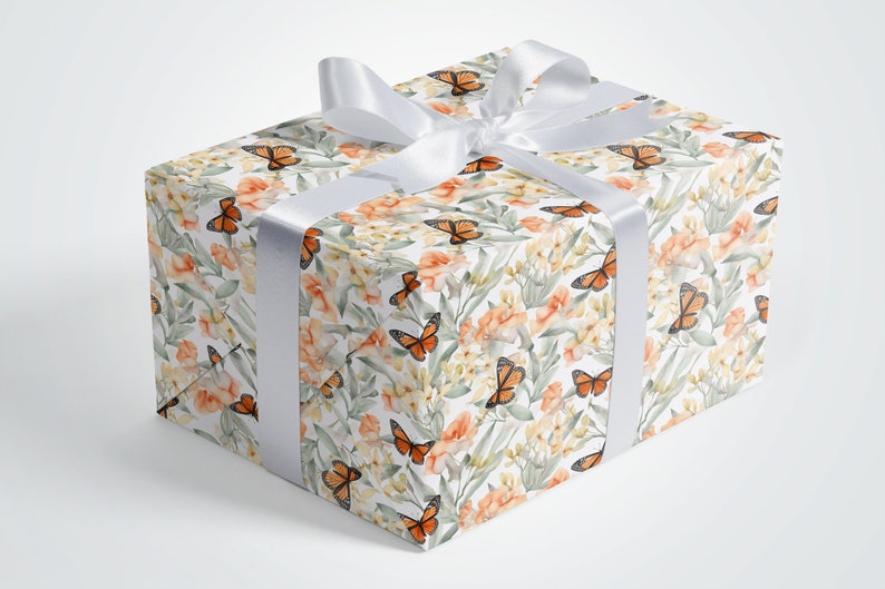 16 Seamless Watercolor Monarch Butterfly Digital Papers 12" 300 Dpi ...