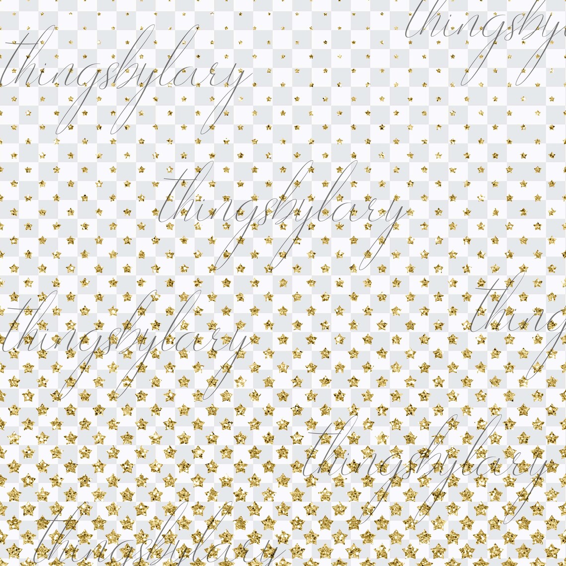 12 Gold Glitter Star Overlay Images, Transparent PNG 300 Dpi 12inch ...