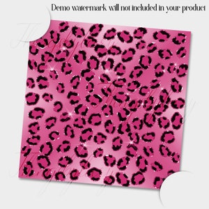 16 Seamless Pink Glitter Animal Skin Prints Digital Papers 300 Dpi ...