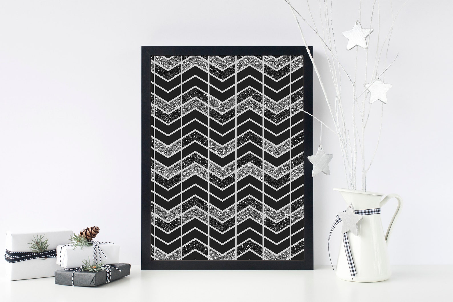 100 Seamless Glitter Geometric Chevron Digital Papers - Etsy