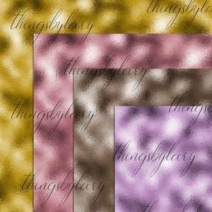 100 Vivid Foil Texture Digital Papers in 12 Inch, Instant Download ...
