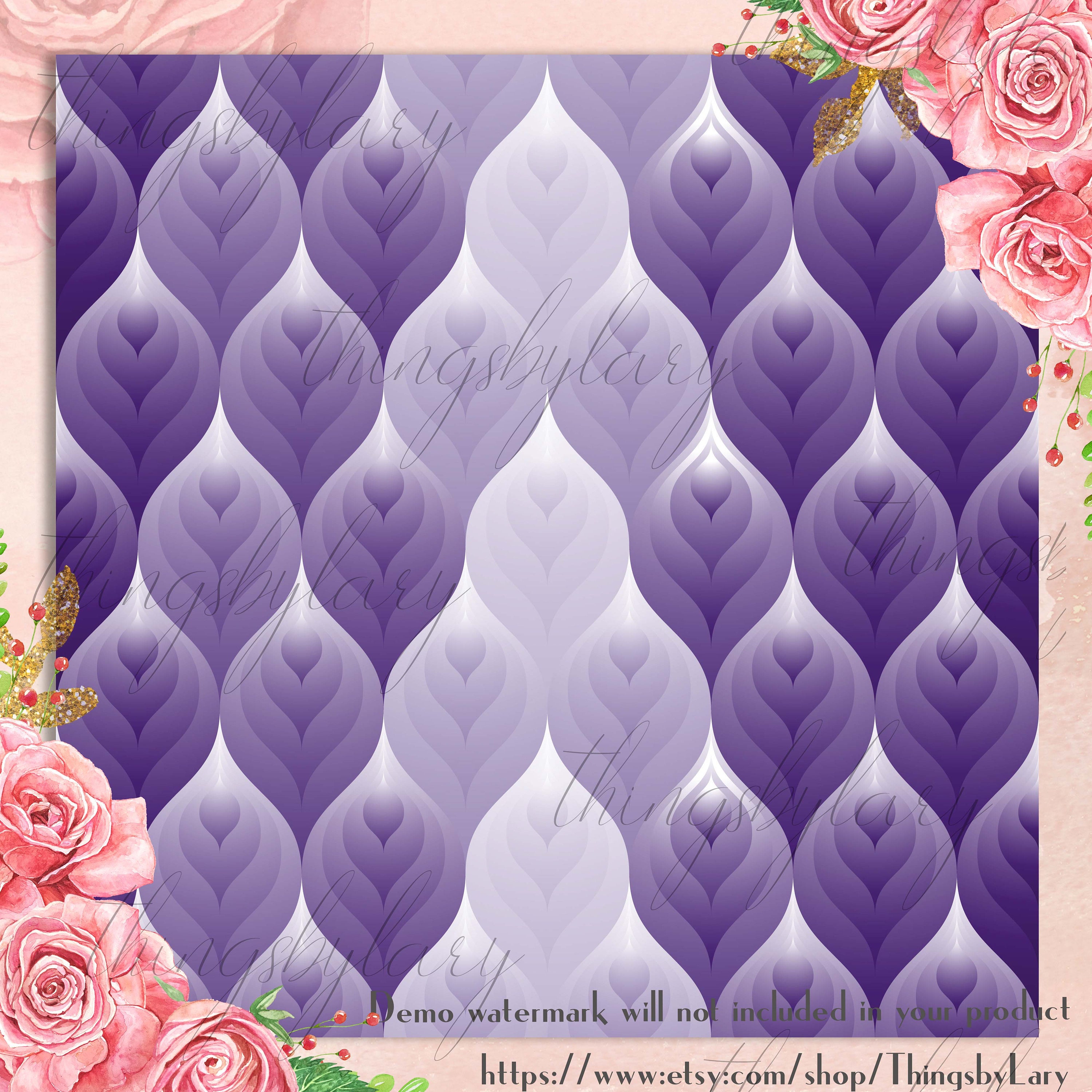 100 Seamless Peacock Feather Pattern Digital Papers 12x12 Inch | Etsy