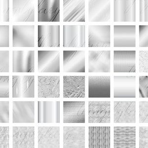 42 Silver Metallic Papers 12 Inch, 300 Dpi Planner Paper, Commercial ...