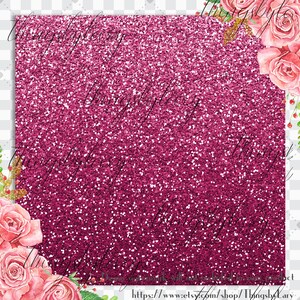 42 Pink Peacock Glitter Papers 12 Inch 300 Dpi Planner Paper Commercial ...