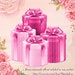 100 Luxury Gift Box Set Cliparts, Planner Clipart, Scrapbook, Bridal ...