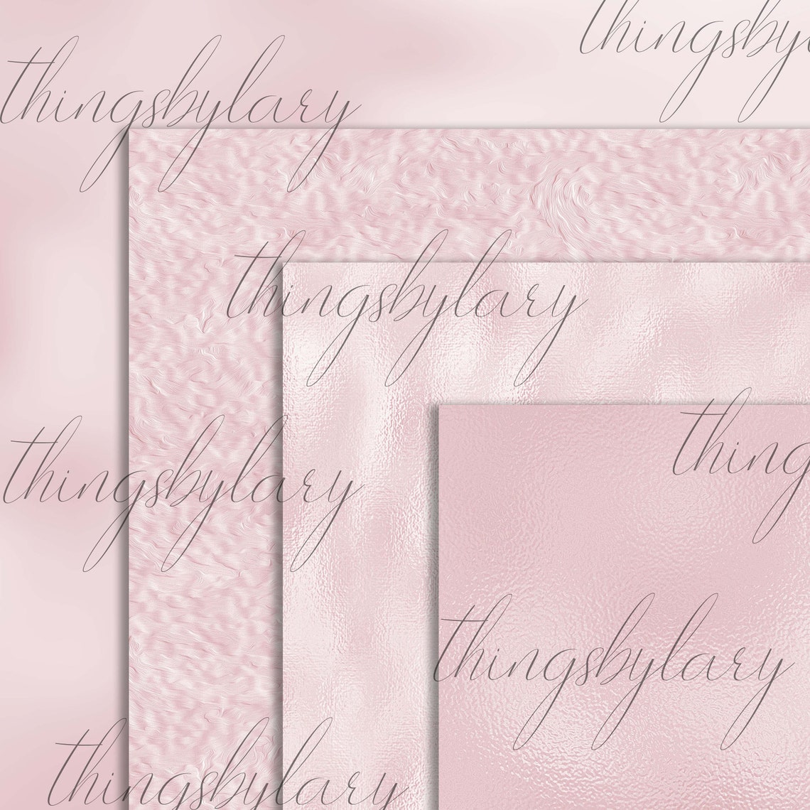 42 Soft Rose Gold Foil 12 Inch 300 Dpi Instant Download | Etsy
