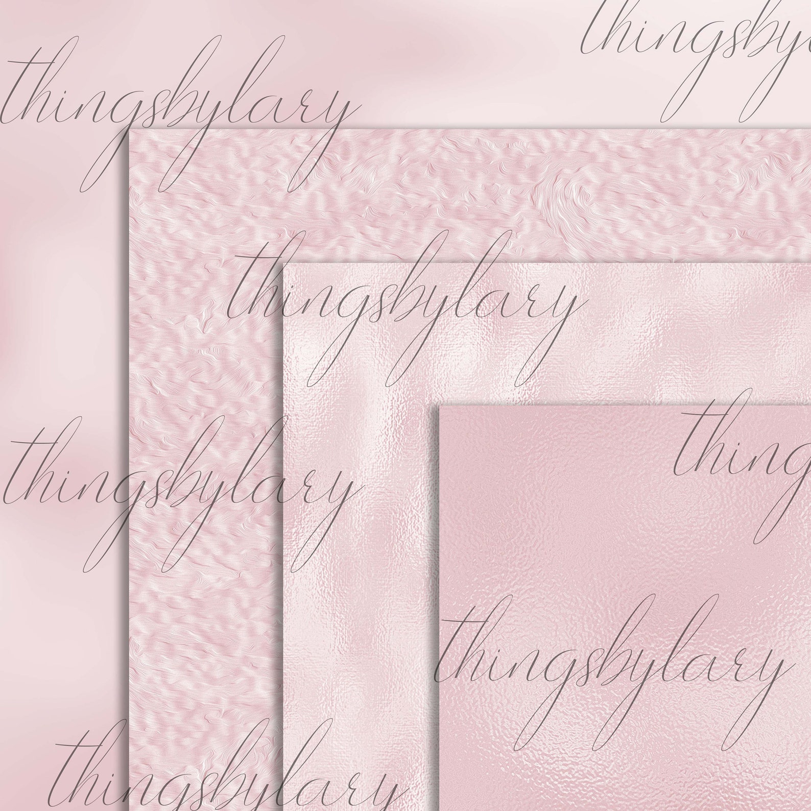 42 Soft Rose Gold Foil 12 Inch 300 Dpi Instant Download | Etsy