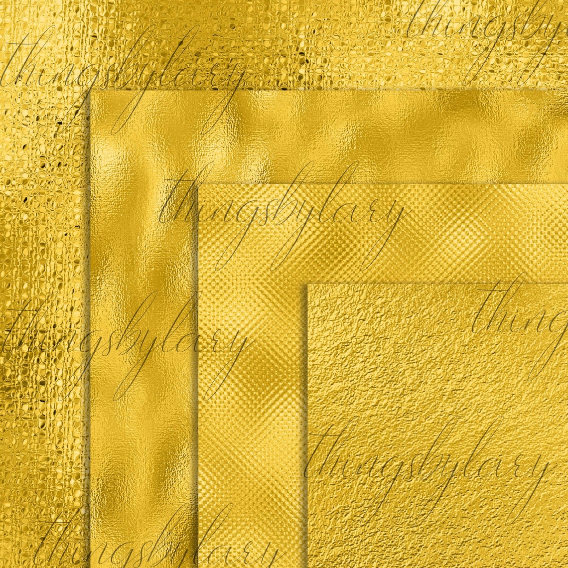 42 Bright 24k Gold Foil Papers 12 Inch 300 Dpi Planner Paper Commercial ...