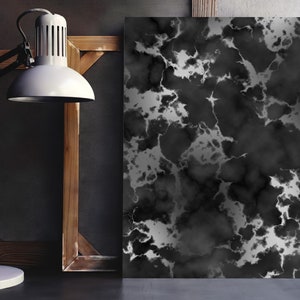 100 Seamless Black & Soft Color Marble Digital Papers 12x12" 300 Dpi ...