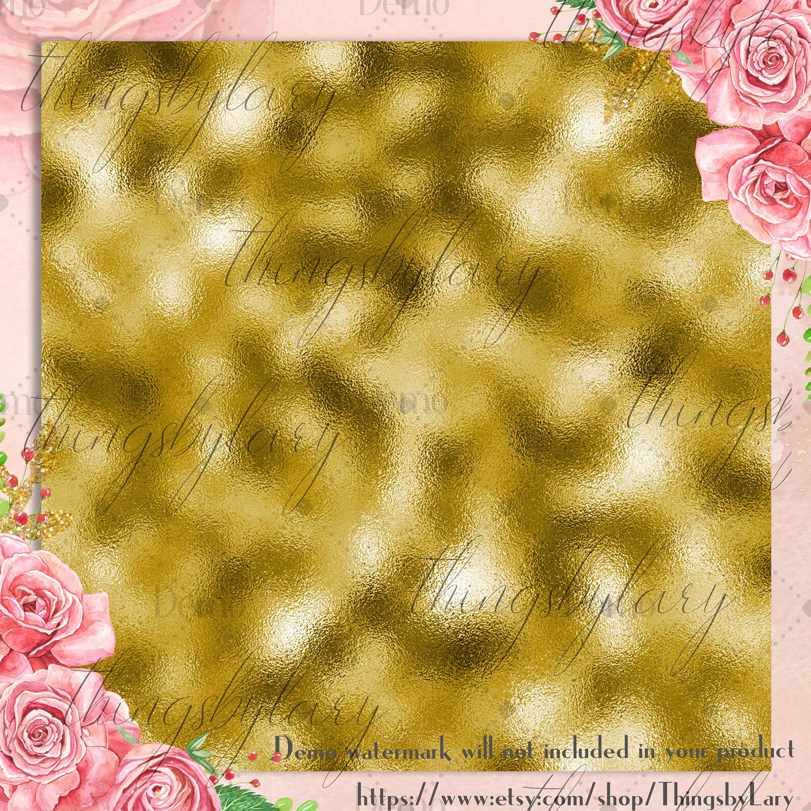 100 Vivid Foil Texture Digital Papers in 12 Inch, Instant Download ...