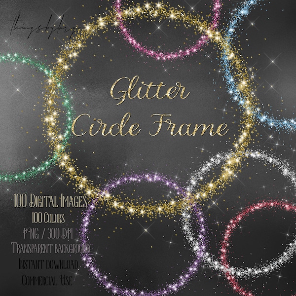 Glitter Frames - Etsy