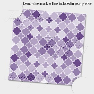 100 Seamless Color Quatrefoil Pattern Papers 12 Inch 300 Dpi Instant ...