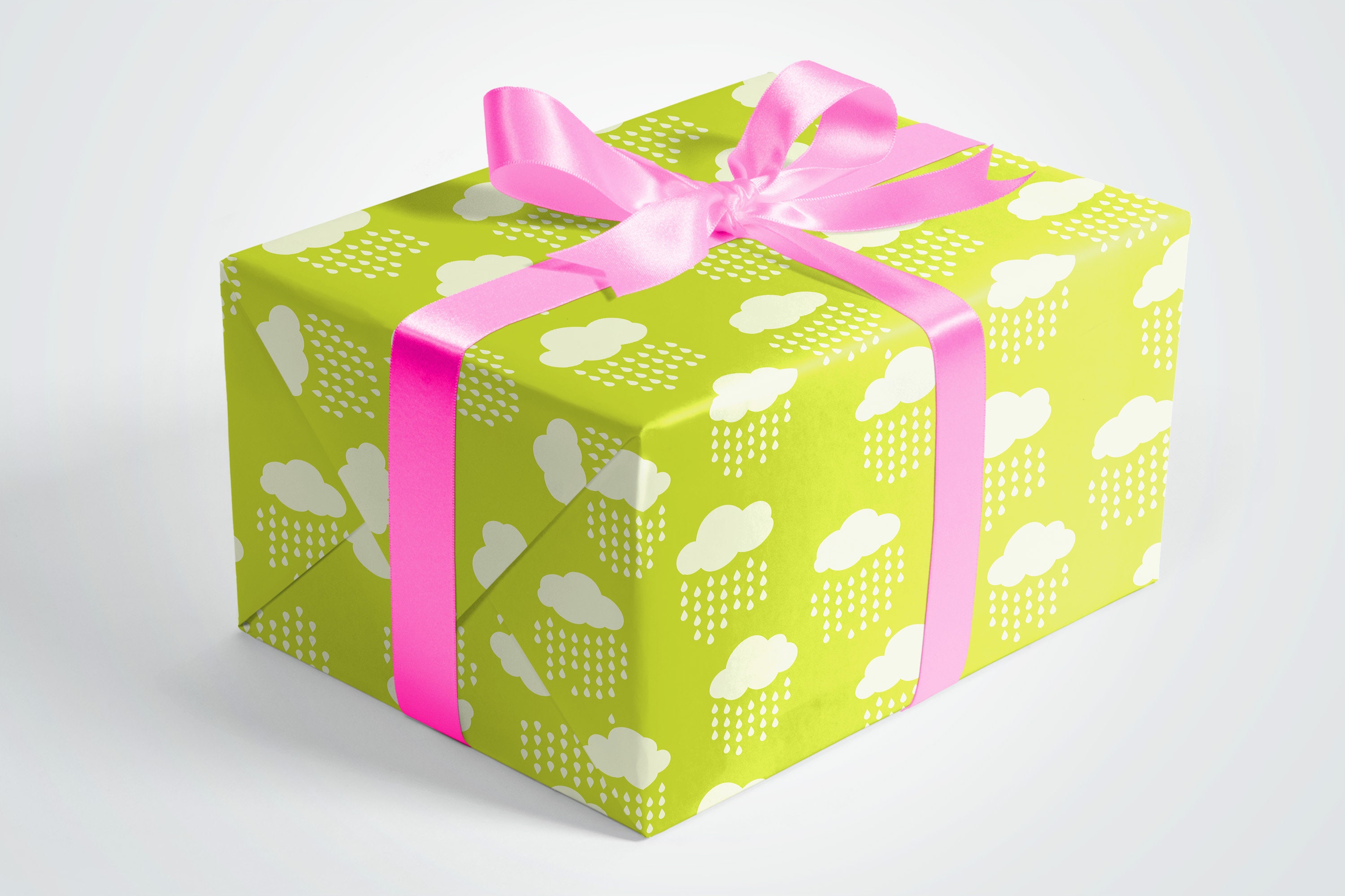 100 Seamless Tinted Cute Raining Cloud Digital Papers 12x12" 300 Dpi ...