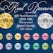 100 Real Round Diamond Cliparts,300 Dpi,instant Download,commercial Use ...