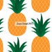 100 Seamless Color Pineapple Digital Papers 12x12" 300 Dpi ...