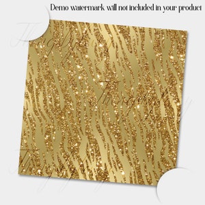 16 Seamless Gold Glitter Animal Skin Prints Digital Papers 12" 300 Dpi ...