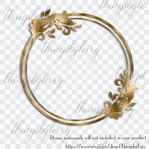 80 Luxury Gold, Black, White Label Frames 300 Dpi PNG Instant Download ...