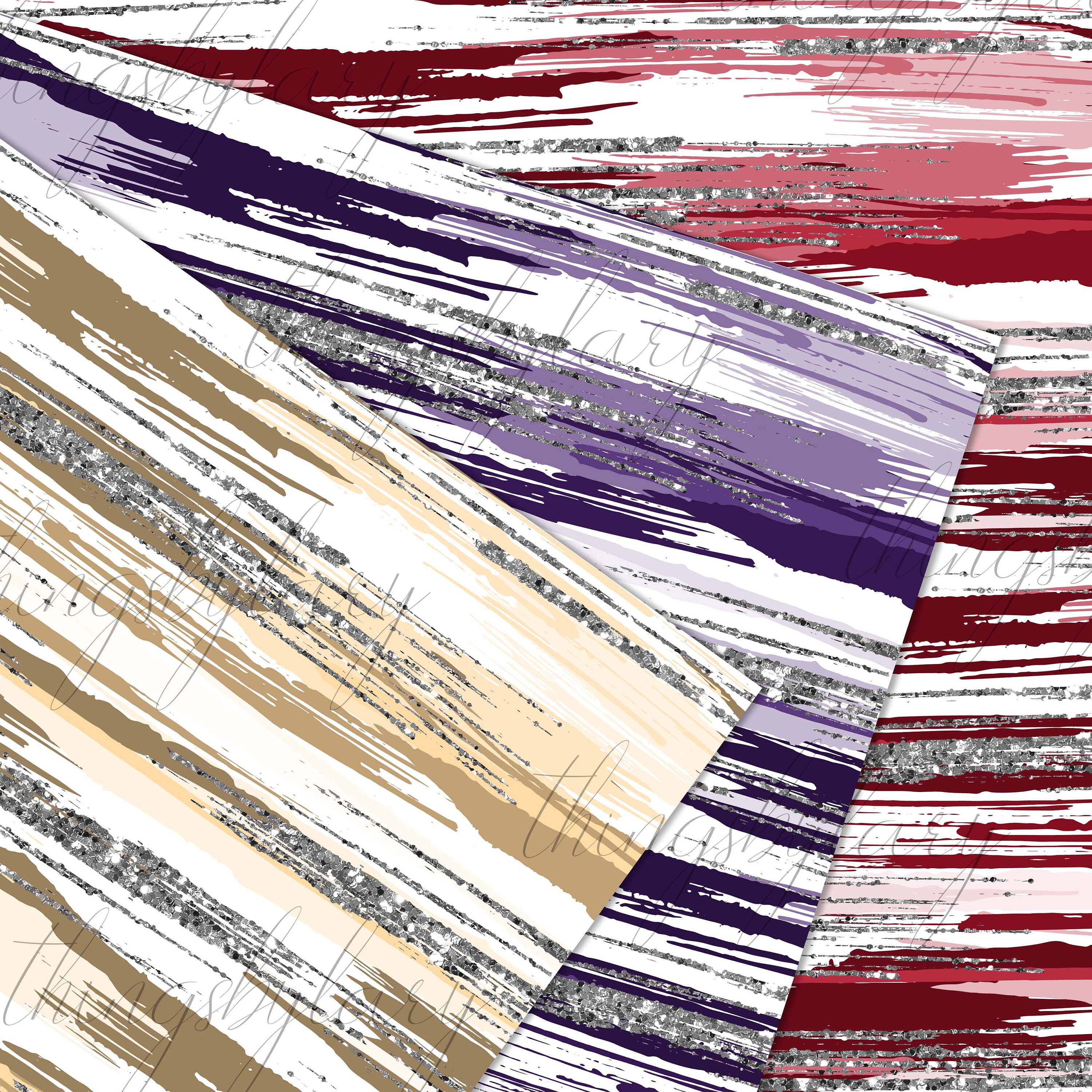 100 Seamless Silver Glitter and Brush Stroke Digital Papers 12x12" 300 ...