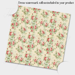 20 Seamless Vintage Decoupage Shabby Chic Ver 1 Digital Papers ...