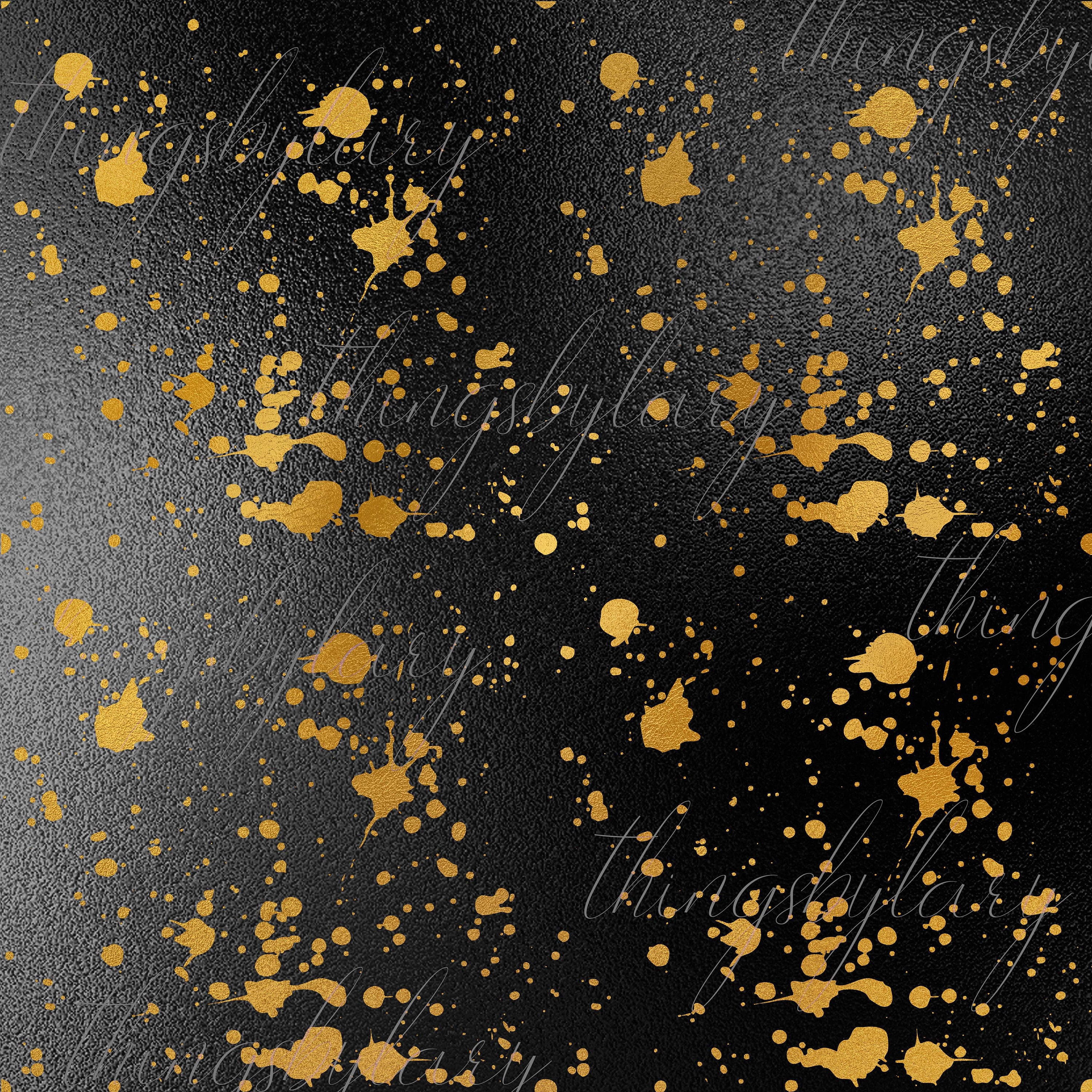 14 Seamless Gold Paint Splatter Overlay Images 300 Dpi Instant - Etsy