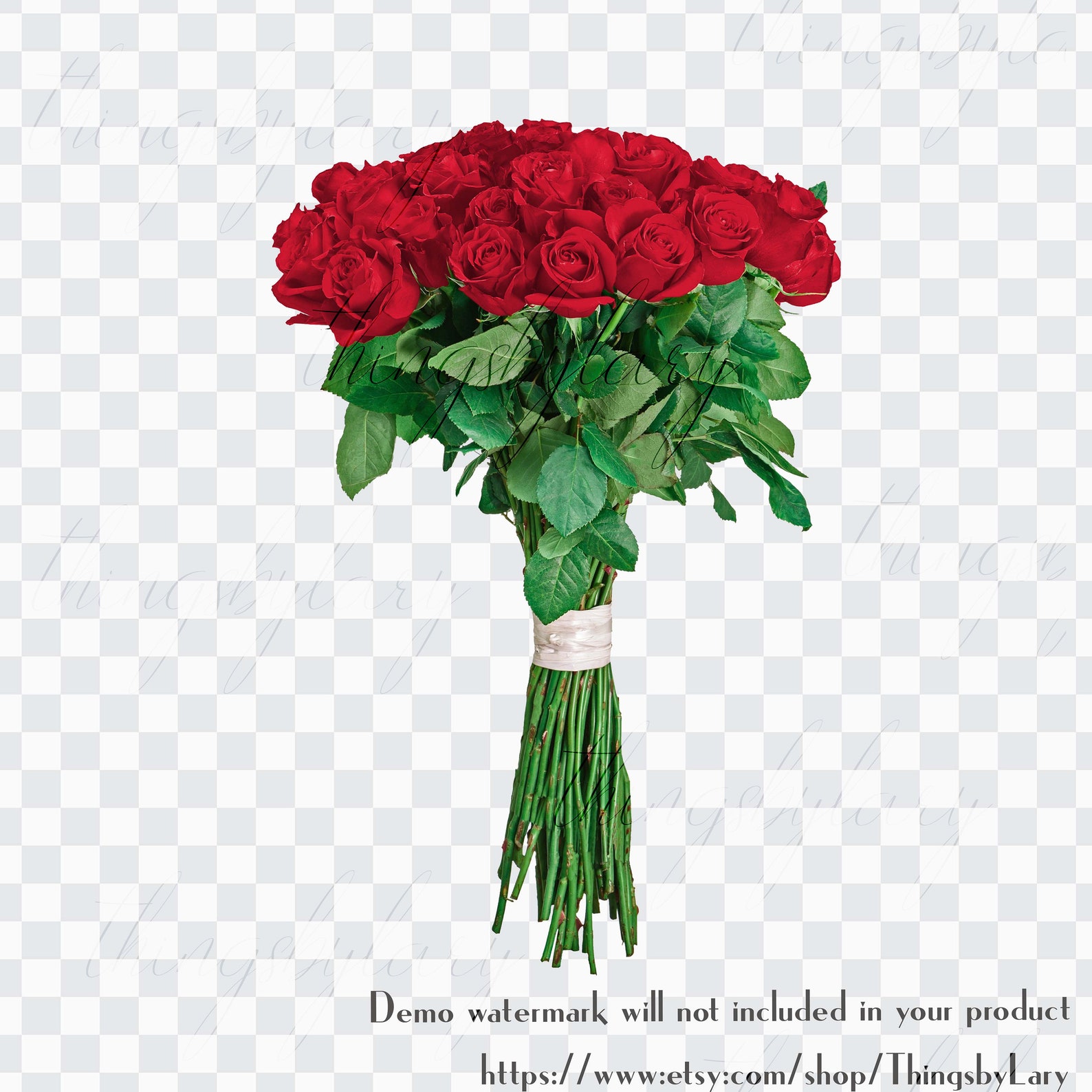 100 Real Rose Bouquet Cliparts Flower Clipart Planner - Etsy