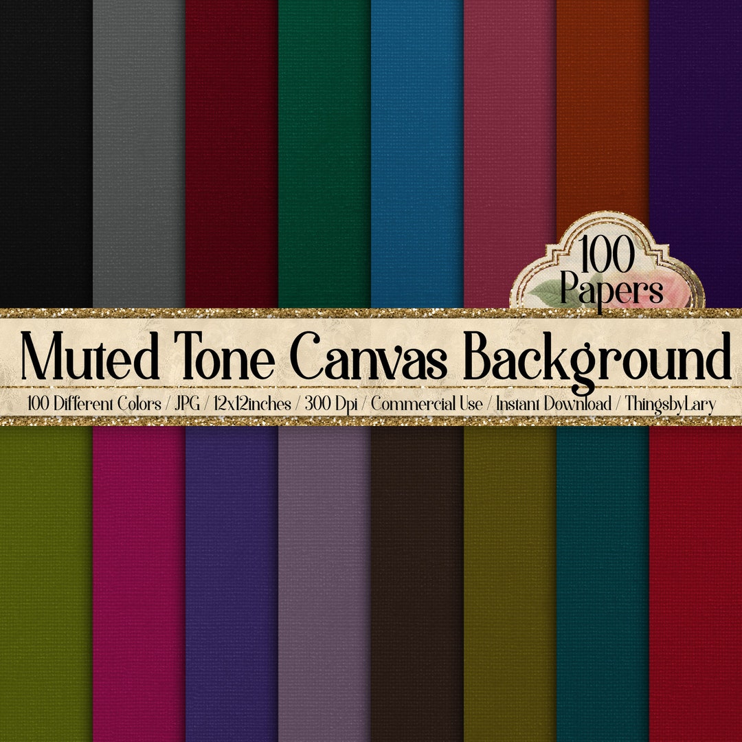 100 Muted Tone Canvas Background JPG Commercial Use Earth Tone ...