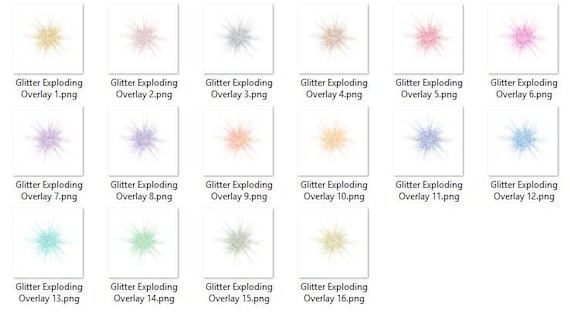 Glitter Exploding