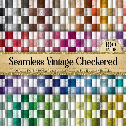 100 Seamless Vintage Script Digital Papers 12x12 300 Dpi - Etsy