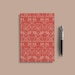 30 Seamless Vintage Red Faded Damask Digtal Papers 12x12" 300 Dpi ...