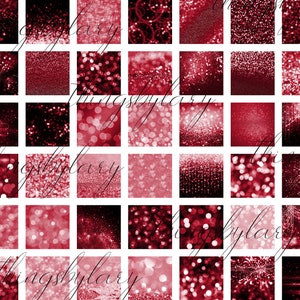 42 Red Bokeh Papers 12 Inch, 300 Dpi Planner Paper, Commercial Use ...