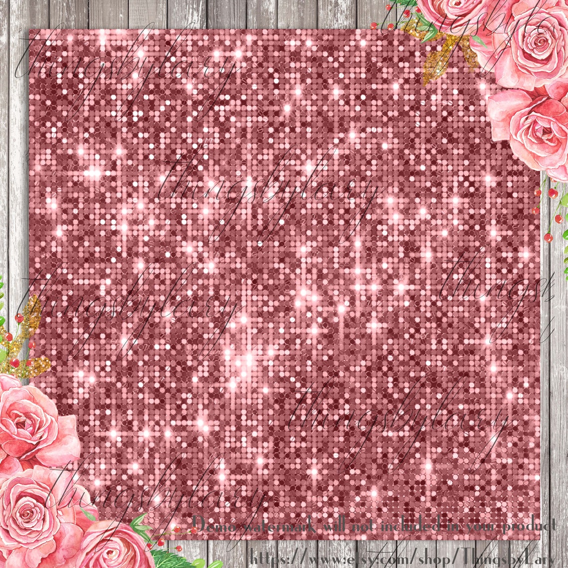100 Seamless Glowing Bling Bling Disco Sequin Digital Papers 12 Inch ...