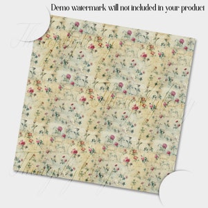 20 Seamless Vintage Decoupage Shabby Chic Ver 1 Digital Papers ...