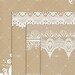 16 White Lace Craft Wedding Papers 12inch 300 Dpi Commercial Use ...