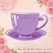 100 Tea Cup Cliparts, Garden Party Cliparts, Lovely Clipart, 100 PNG ...