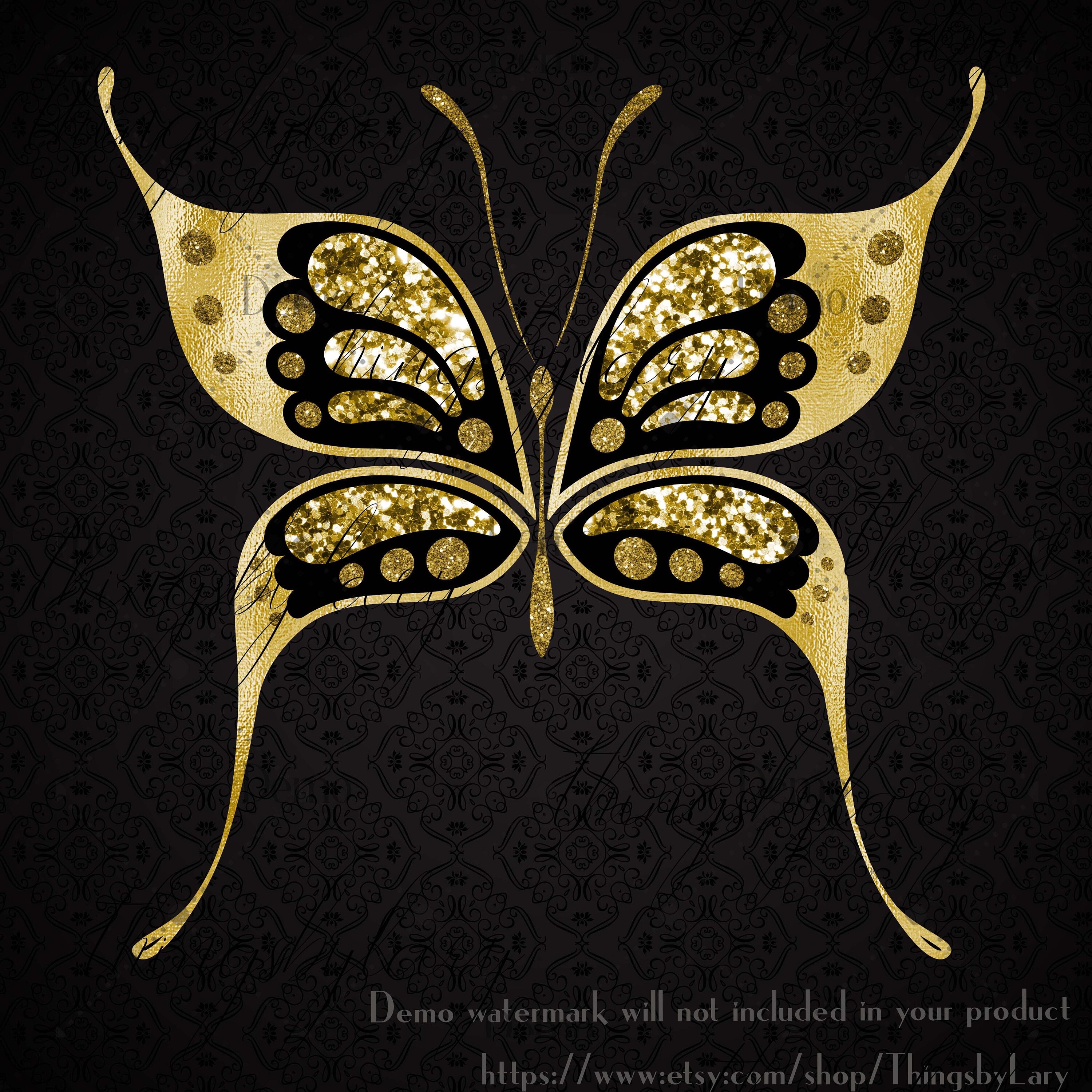 100 Luxury Butterfly Cliparts, Planner Clipart, Colorful Butterfly ...