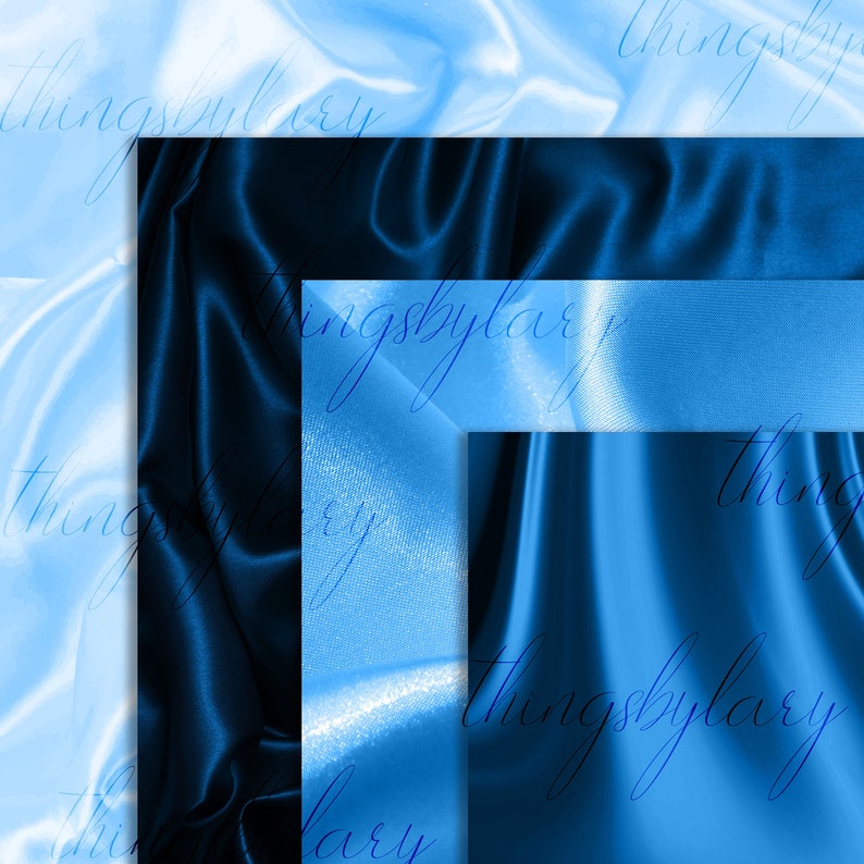 42 Royal Blue Satin Silk Cloth Papers 12 Inch, 300 Dpi Planner Paper ...