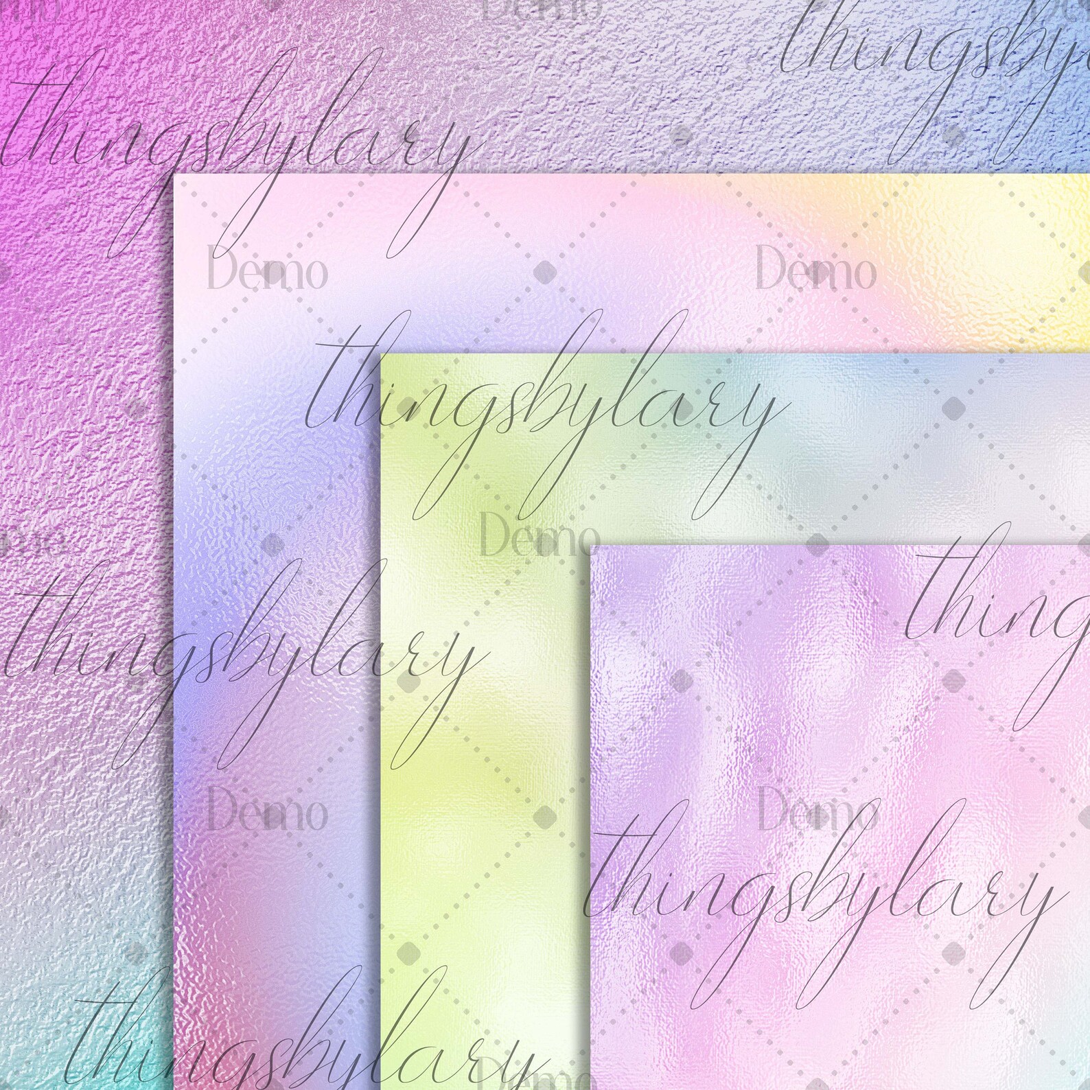 16 Magical Unicorn Foil Digital Papers Commercial Use Luxury - Etsy