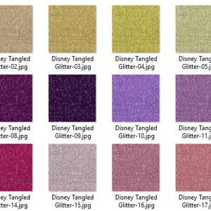 36 Princess Papers 12", Glitter Paper, Solid Color Paper,300 Dpi ...