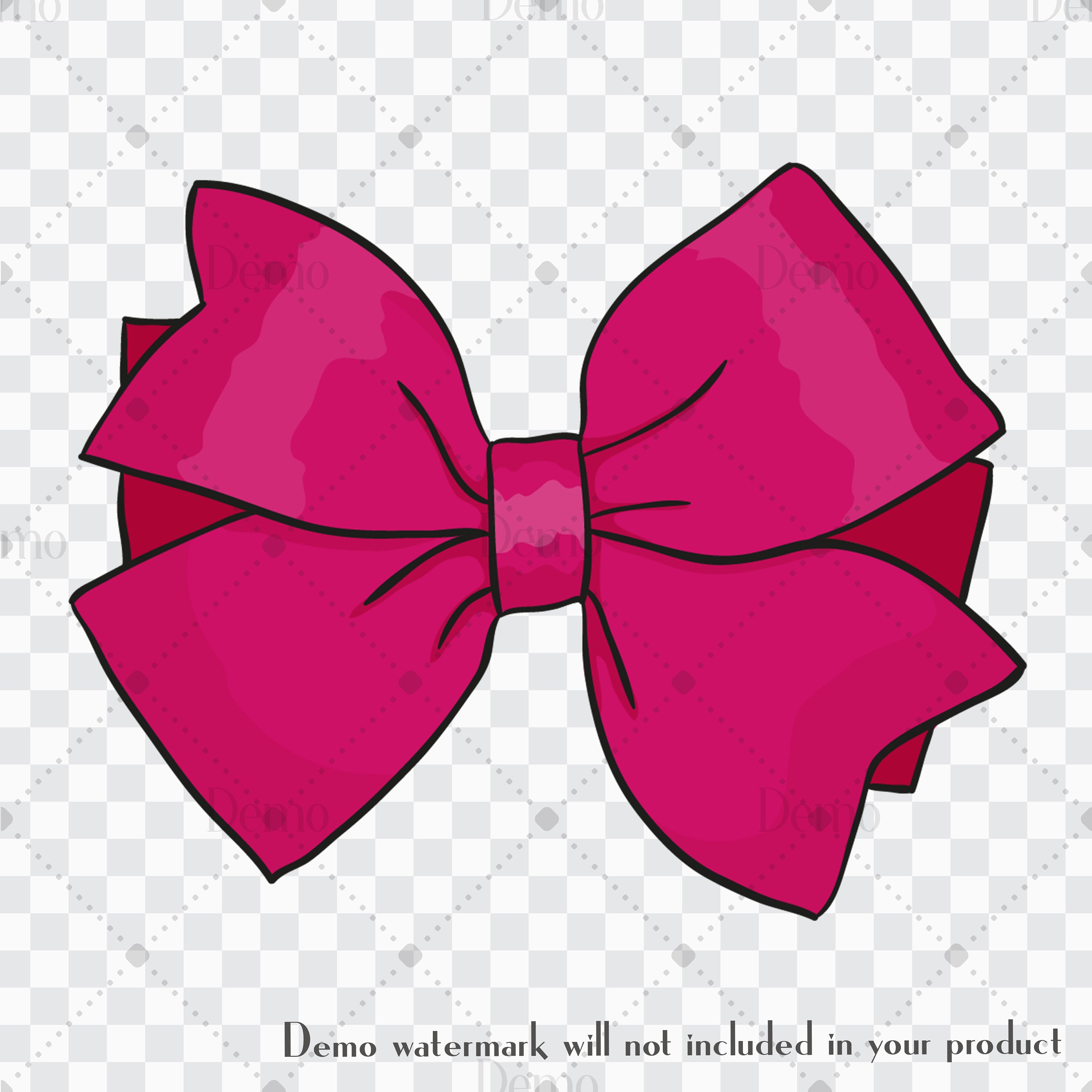 216 Bow Clip Arts, Instant Download, High Resolution 300 Dpi, Separate ...