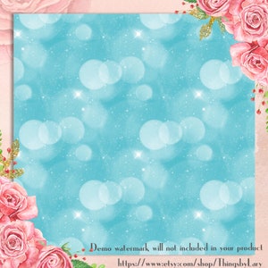 100 Seamless Dot Bokeh Papers 12 Inch 300 Dpi Commercial Use Instant ...