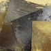 16 Distressed Metallic Gold Foil and Black Digital Papers 12" 300 Dpi ...