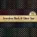 100 Seamless Black and Glitter Star Pattern Digital Papers 12x12 300 ...
