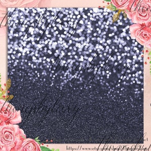 100 Bokeh Glitter Paper in 12" X 12", 300 Dpi Planner Paper, Commercial ...